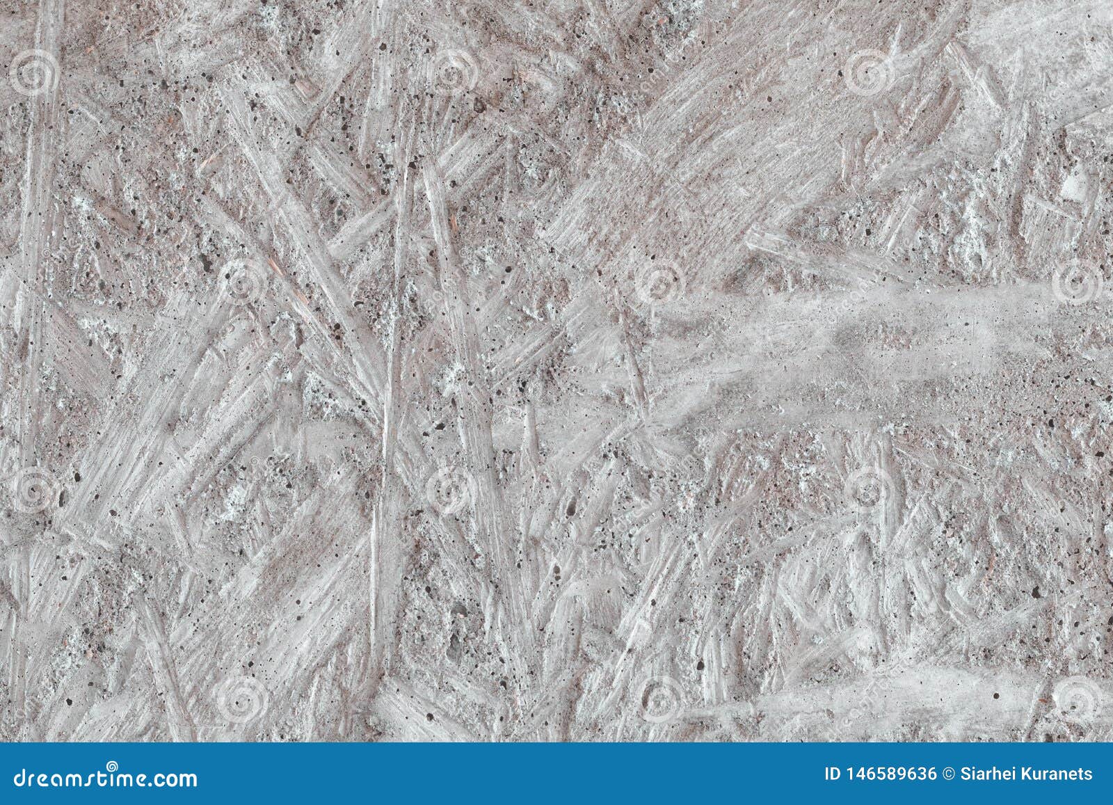 Texture. Imprint on the Concrete Screed Osb Plate. Daylight Stock Photo ...