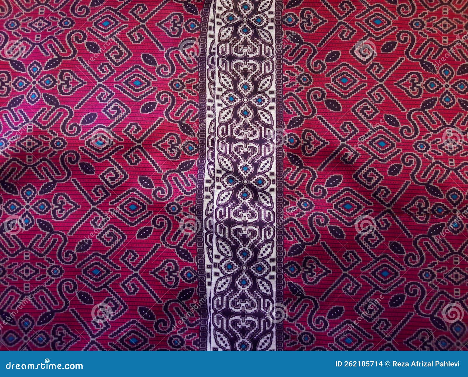 Texture of Indonesian Traditional Clothes in Pink Stock Photo - Image ...