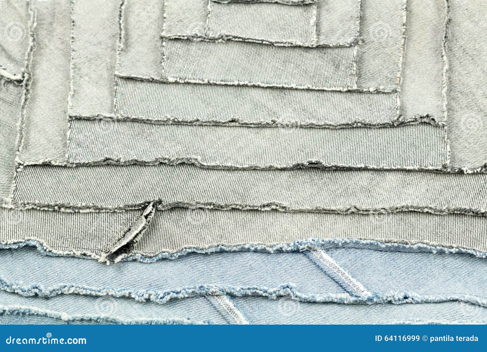 Texture of Inside Pattern Patchwork of Denim Fabric Stock Image - Image ...