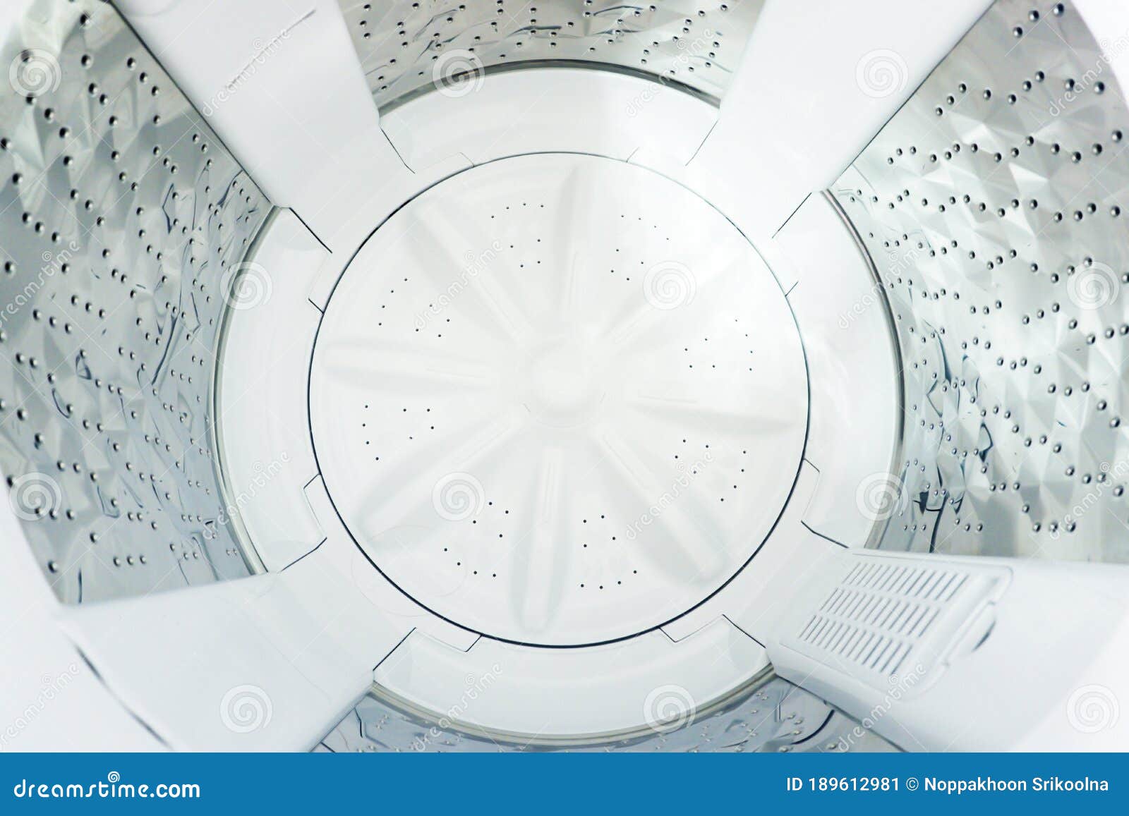 Texture of Interior of Automatic Washing Machine Stock Image - Image of ...