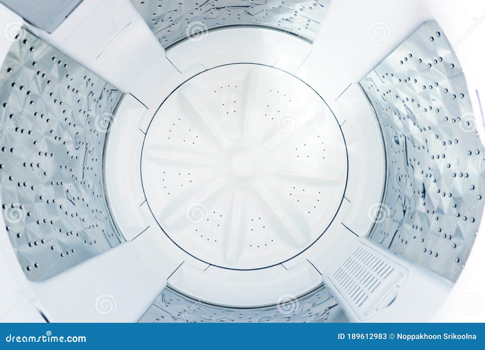 Texture of Interior of Automatic Washing Machine Stock Image - Image of ...