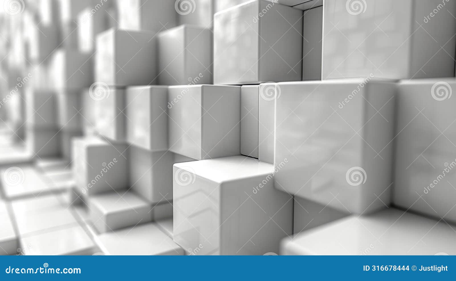 Texture of Interlocking Digital Cubes Creating a Modern 3D Illusion ...