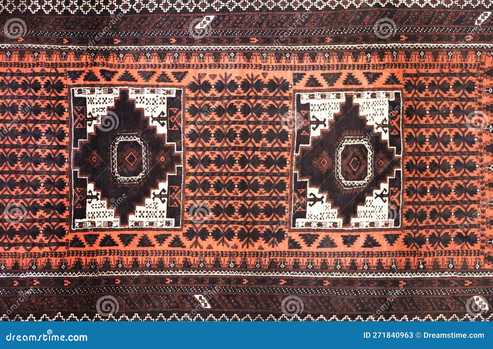 Texture of Iranian Traditional Handmade Wool Carpet with Geometric ...