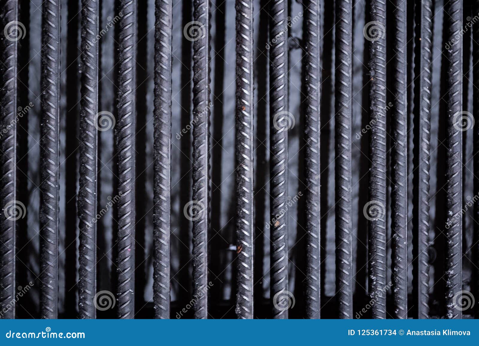 The Texture of the Iron Bars Stock Photo - Image of black, lattice ...