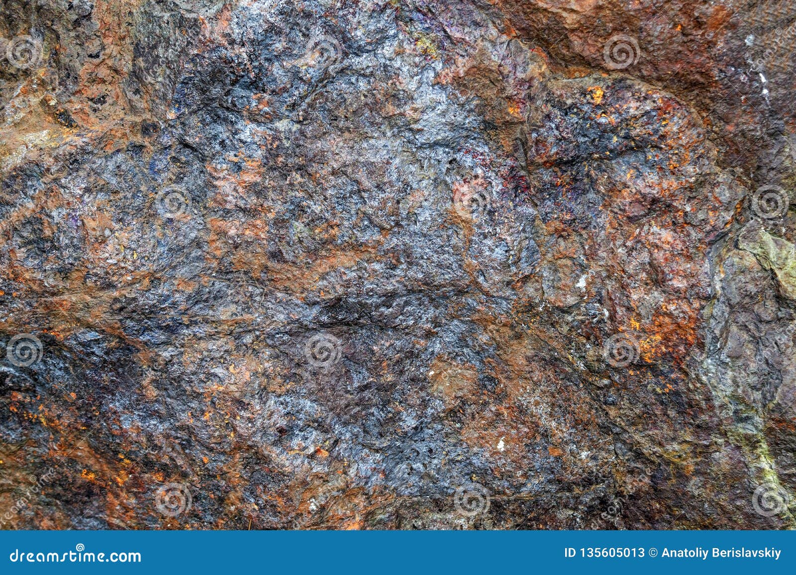 Texture of iron ore stock image. Image of dirt, closeup - 135605013