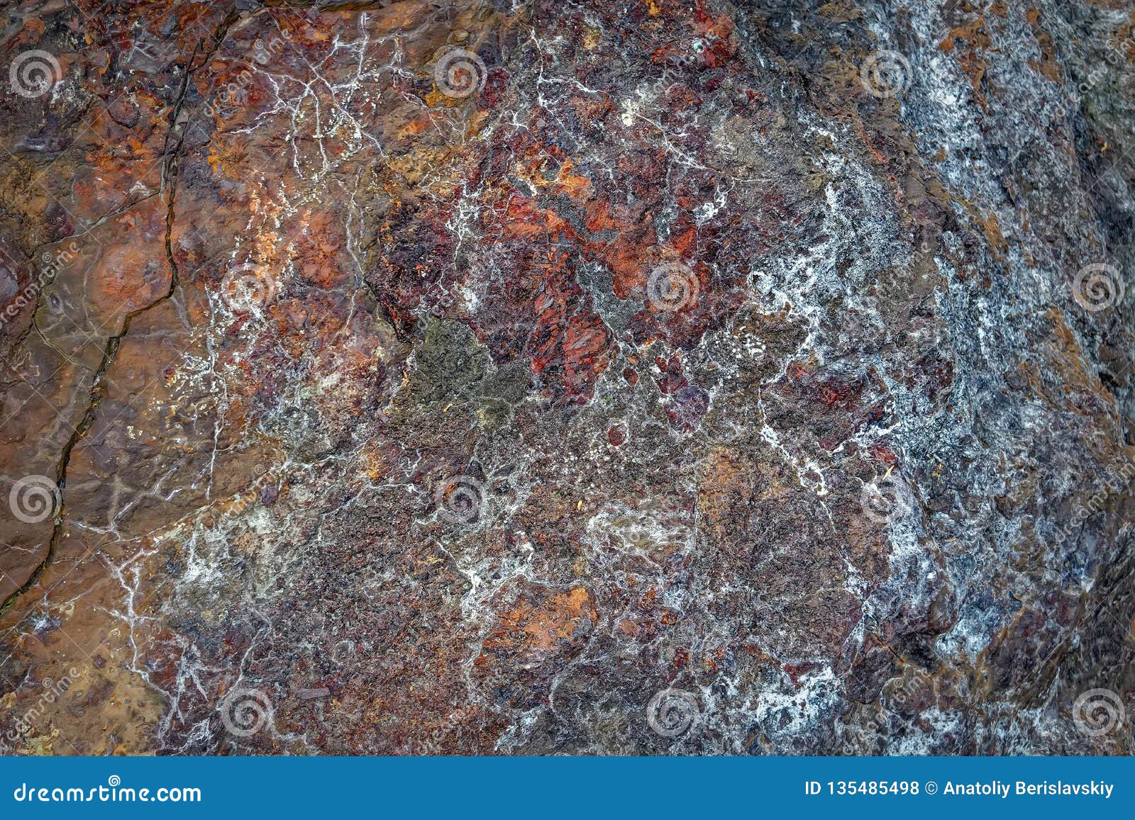 Texture of iron ore stock photo. Image of heavy, dump - 135485498