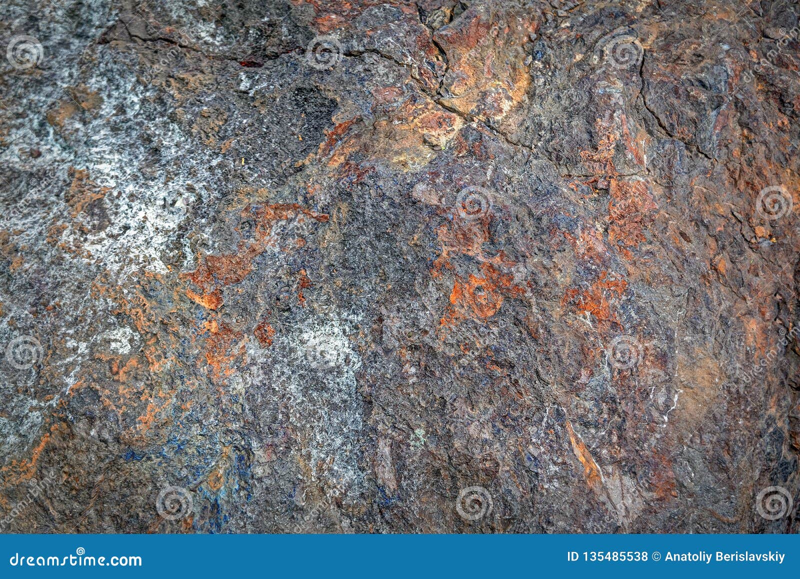 Texture of iron ore stock photo. Image of geology, bronze - 135485538