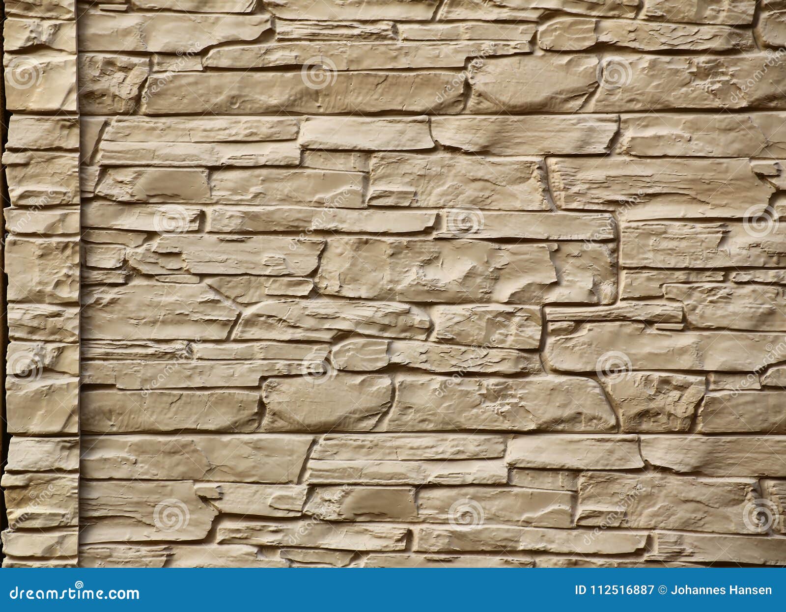 Texture of an Irregular Fieldstone Wall with Edge Stock Image - Image ...