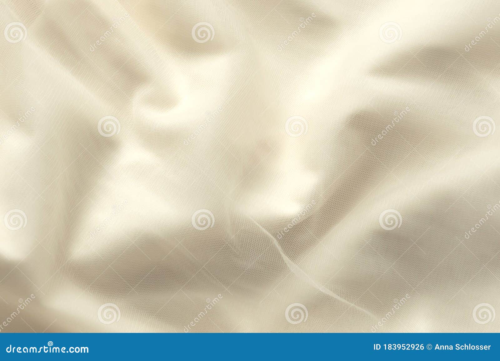 Texture of Ivory Tulle Fabric Stock Photo - Image of wavy, monochrome ...
