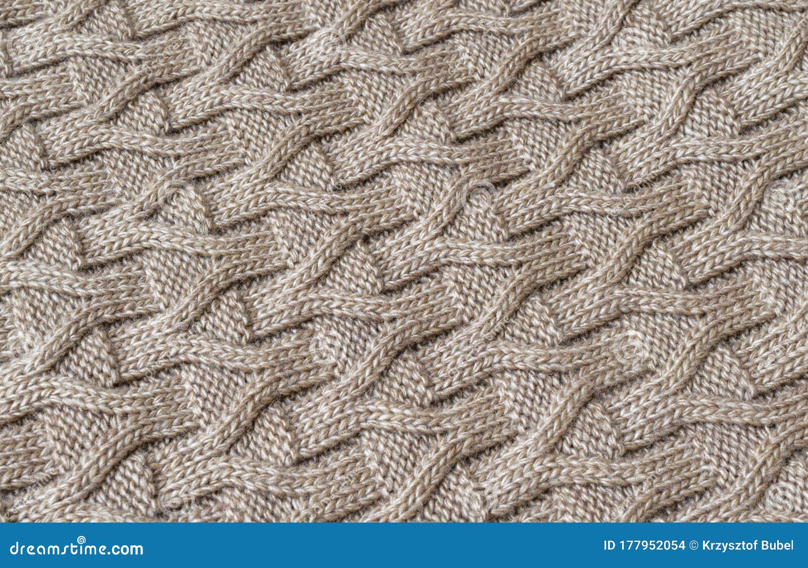 The Texture of the Knitted Brown Fabric for the Background Stock Photo ...