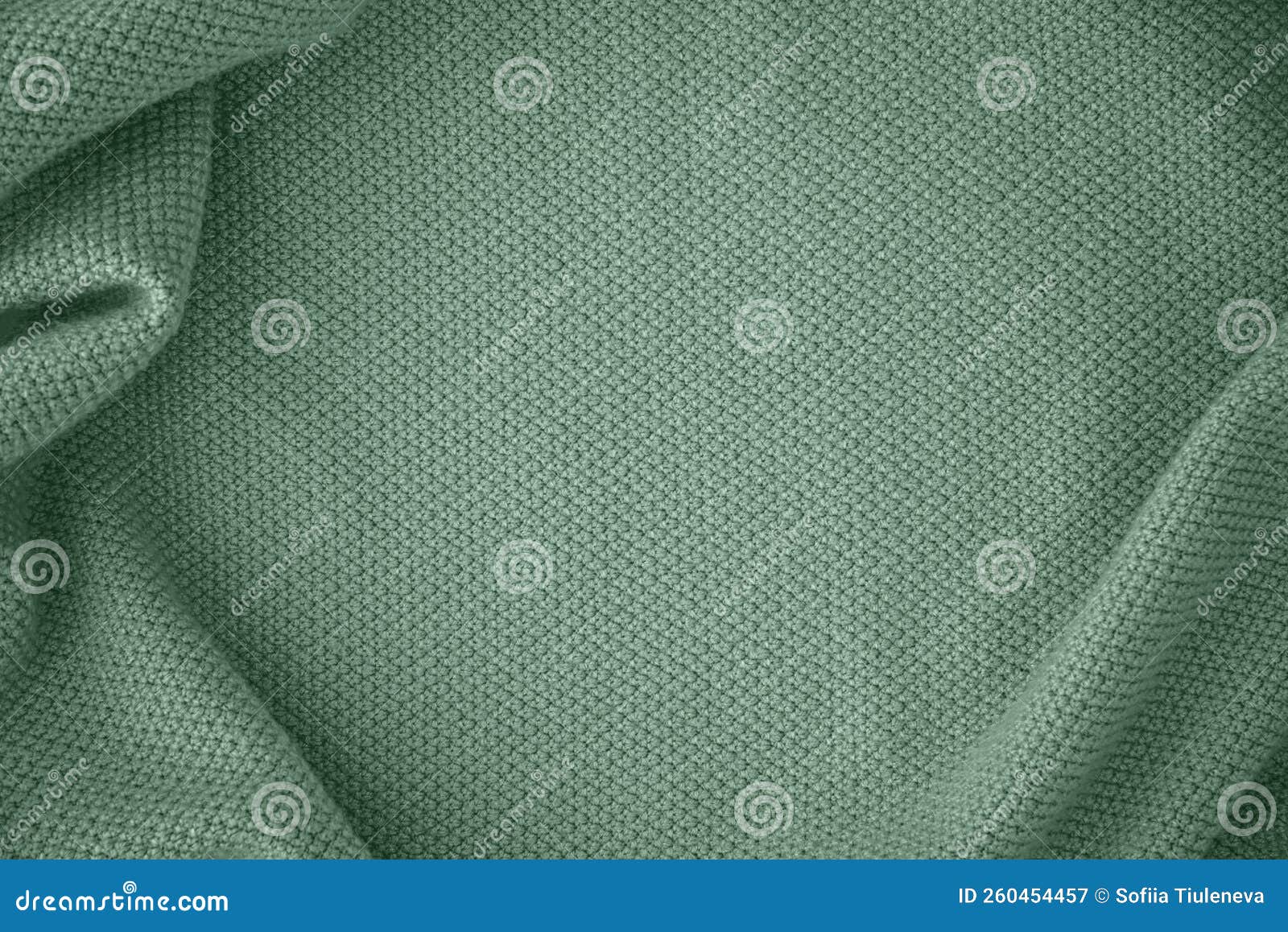 Texture of Knitted Fabric in Trendy Turquoise Mint Color Stock Image ...