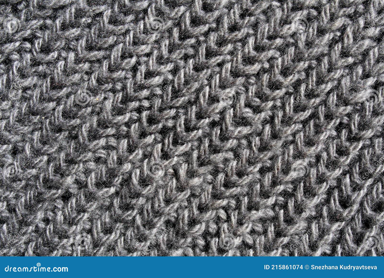 Texture from Knitted Gray Fabric. Large Drawing Stock Photo - Image of ...