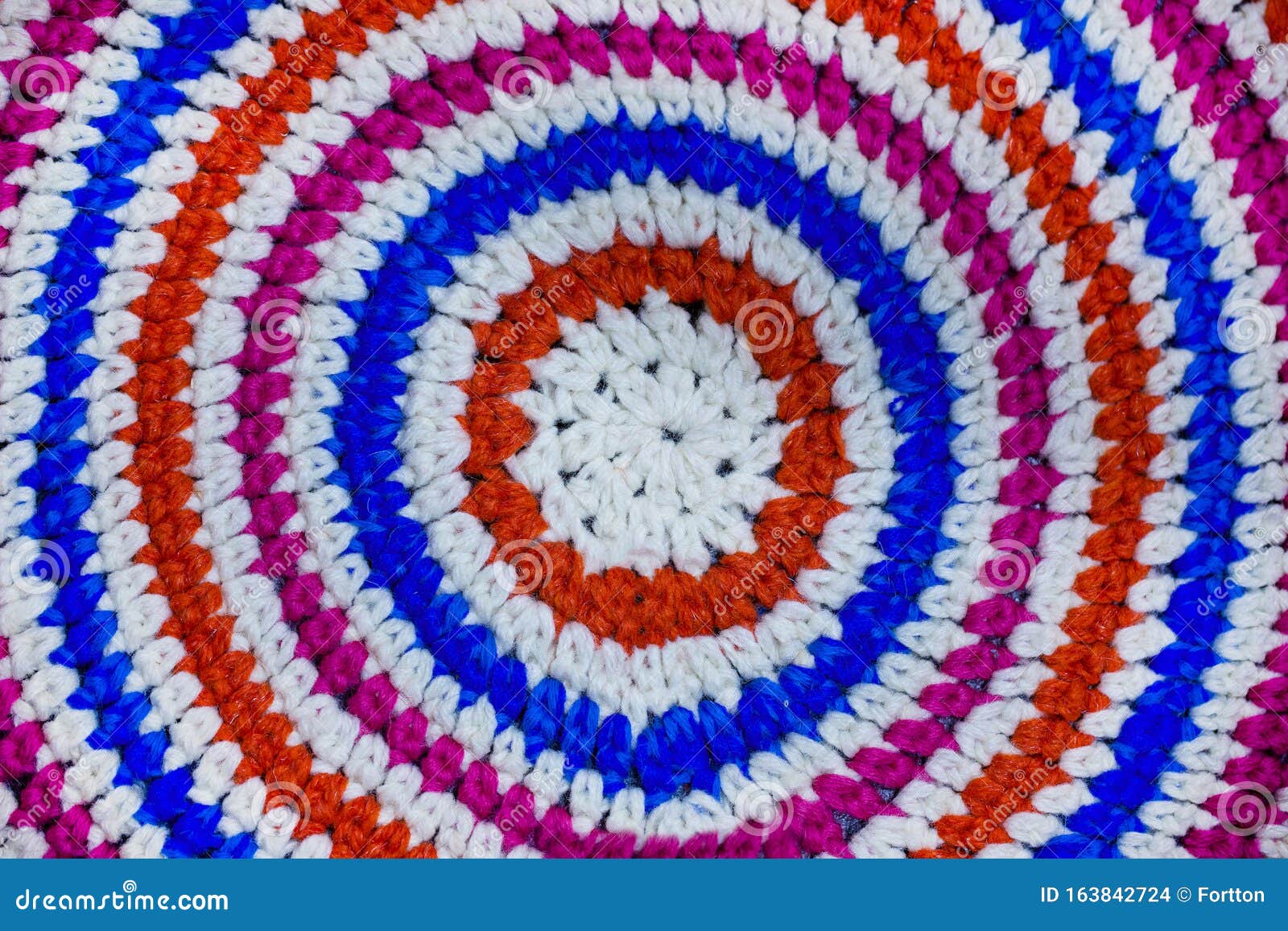 The Texture of a Knitted Rug Closeup Stock Photo - Image of weave ...