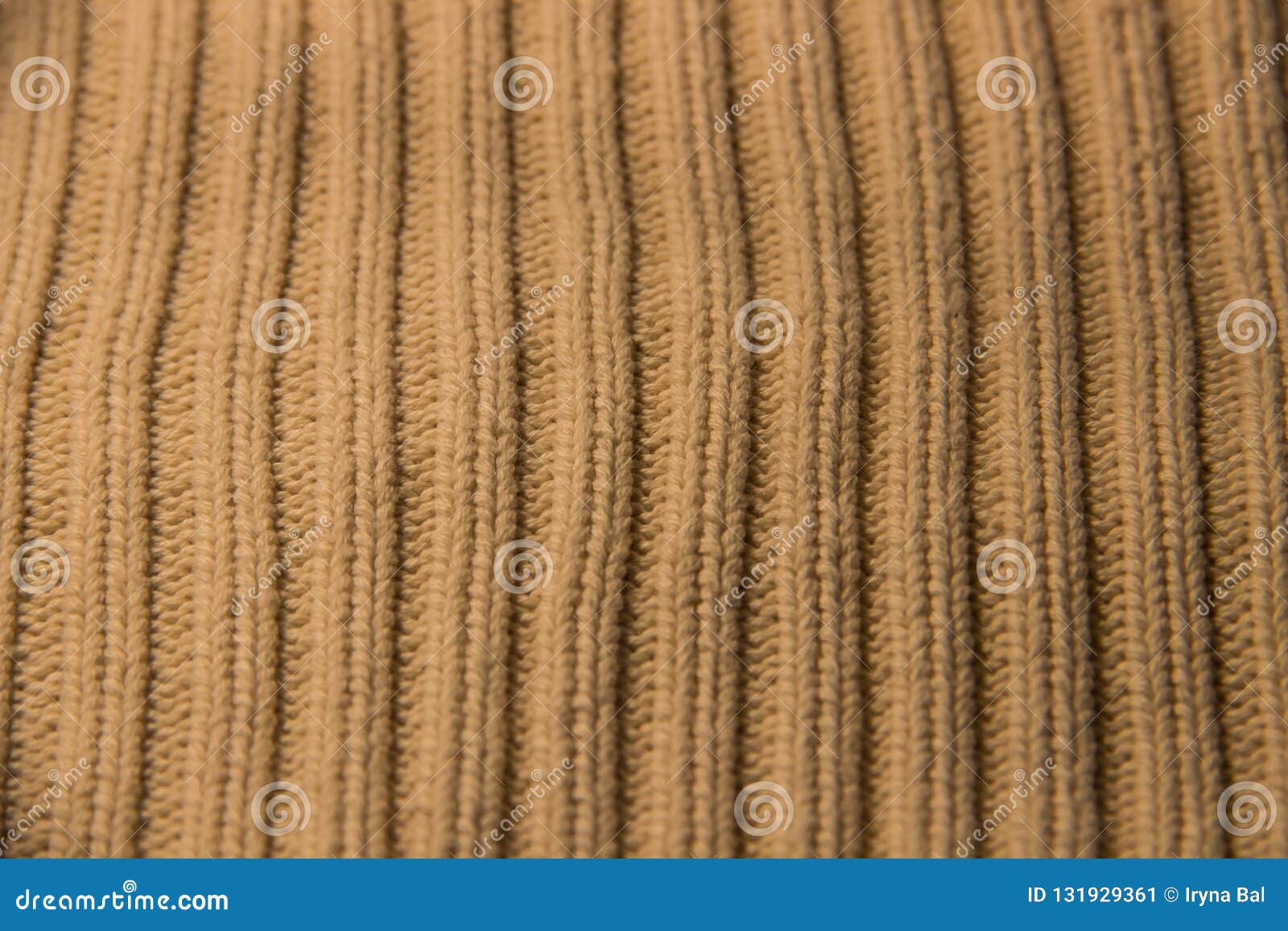 Texture of Knitted Stripes of Beige Yarn Stock Image - Image of weave ...