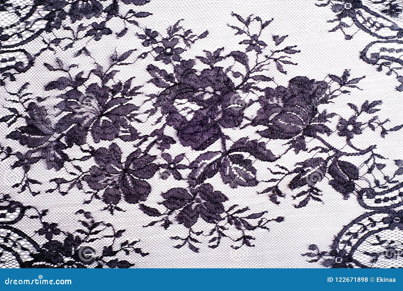 Texture lace stock photo. Image of monochrome, flower - 122671898