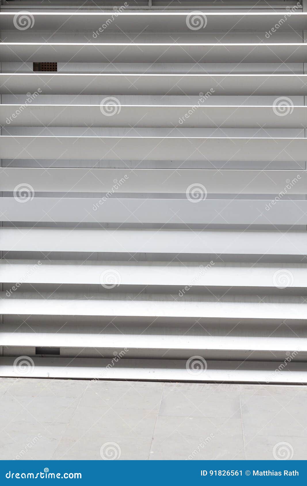 Texture of a Lamellar Facade with Ground Stock Image - Image of lattice ...