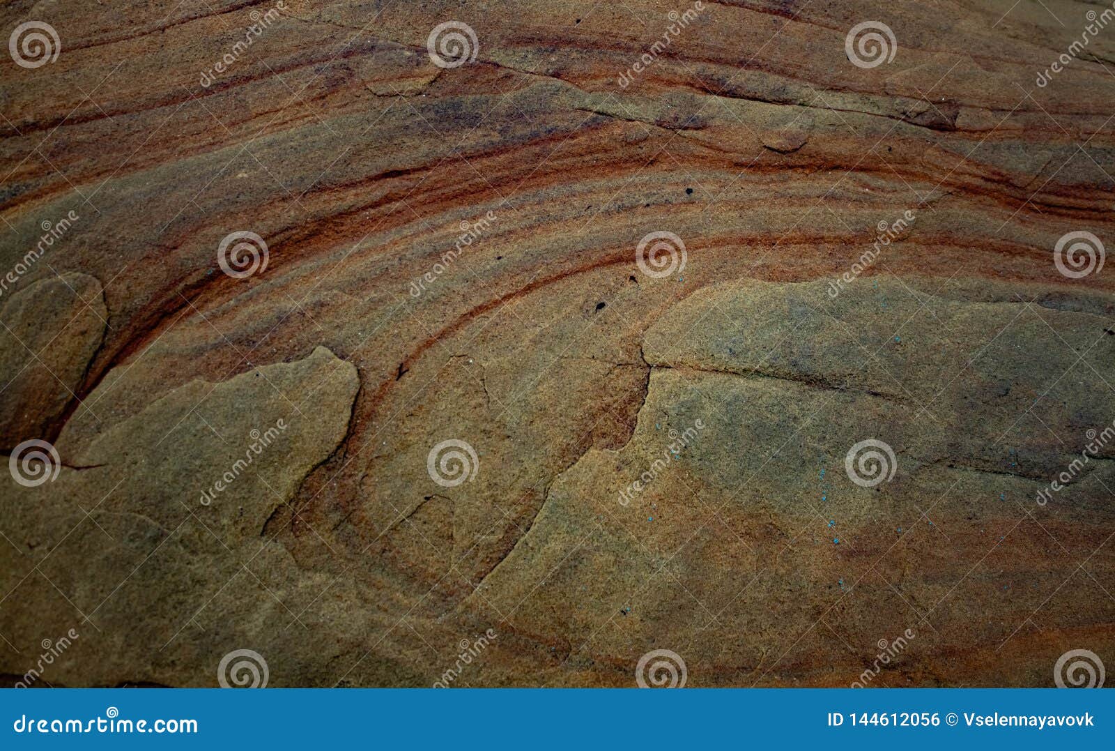 Texture of a Large Boulder Stone with Beautiful Natural Divorces and ...