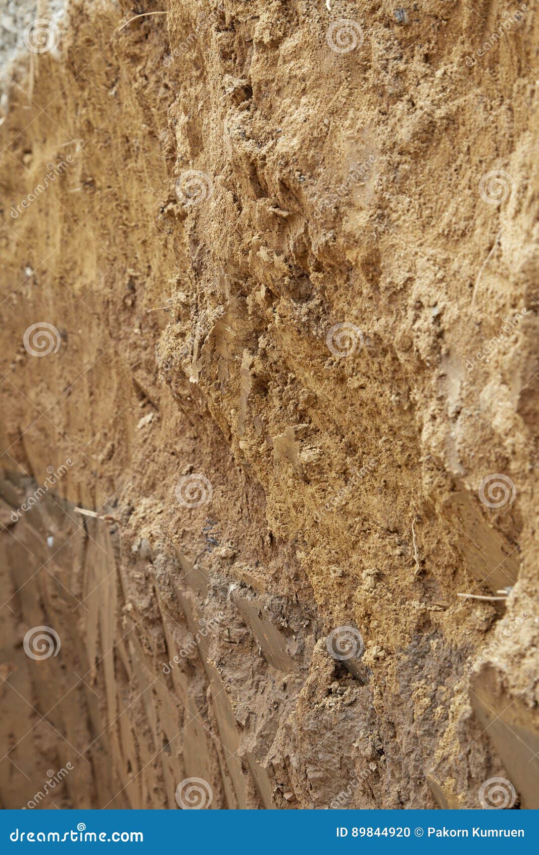Texture Layered soil stock photo. Image of orange, color - 89844920