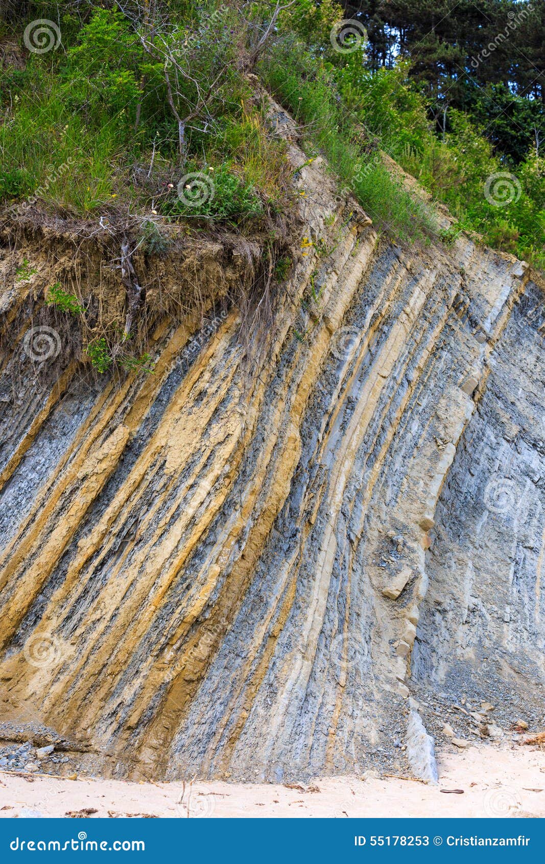 Texture layers of earth stock image. Image of ground - 55178253