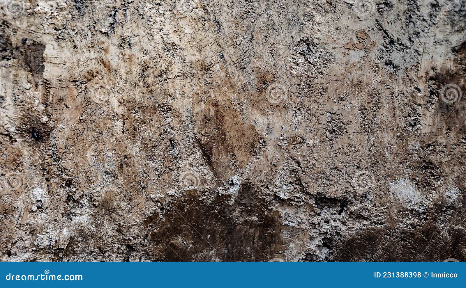 Texture Layers Of Earth. Cross Section Of Brown Underground Soil Layers ...