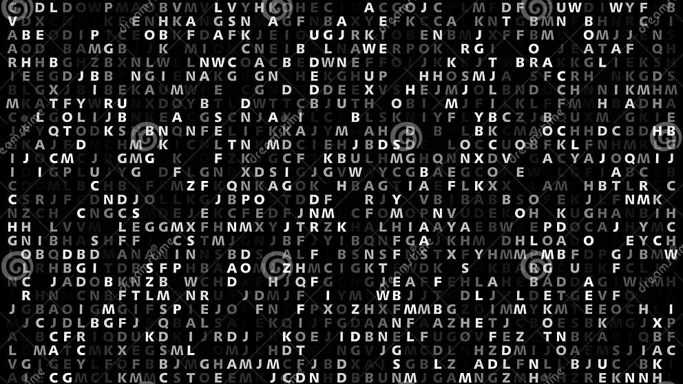 Texture of Letters on Black Abstract Communication in Alphabet ...