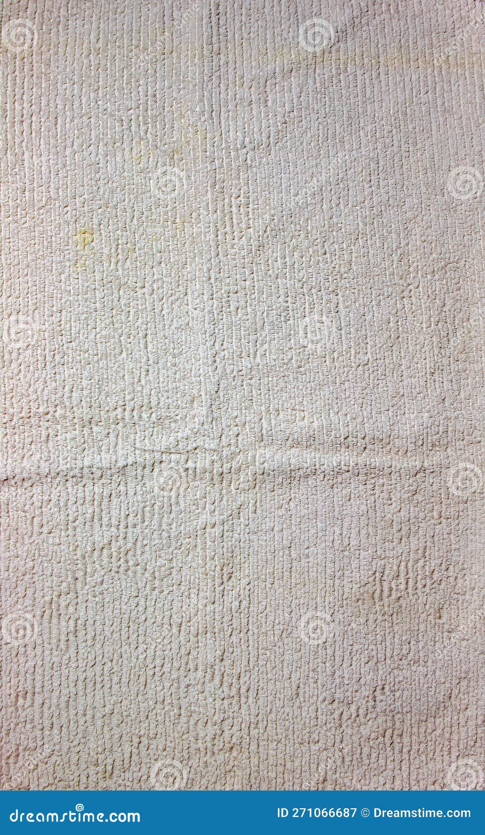 The Texture of a Light Beige Bath Towel with a Large Volume Stock Image ...