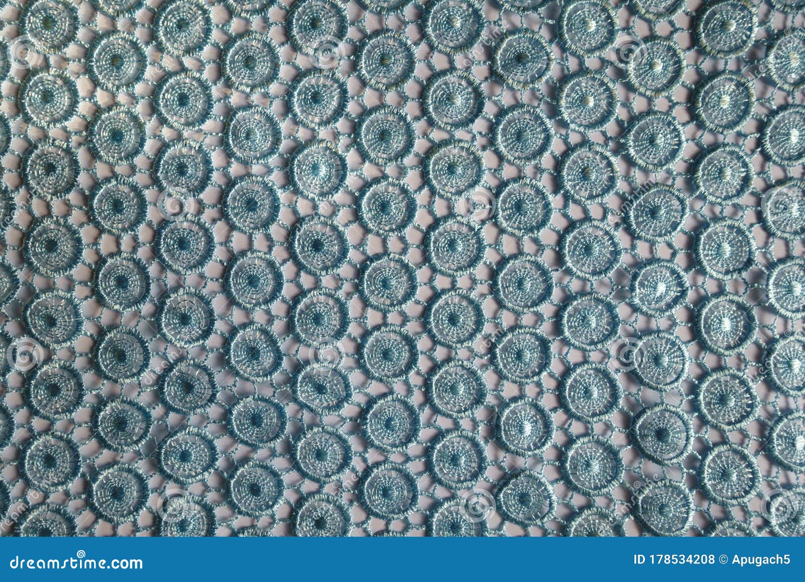 Texture of Light Blue Lace Fabric from Above Stock Photo - Image of ...