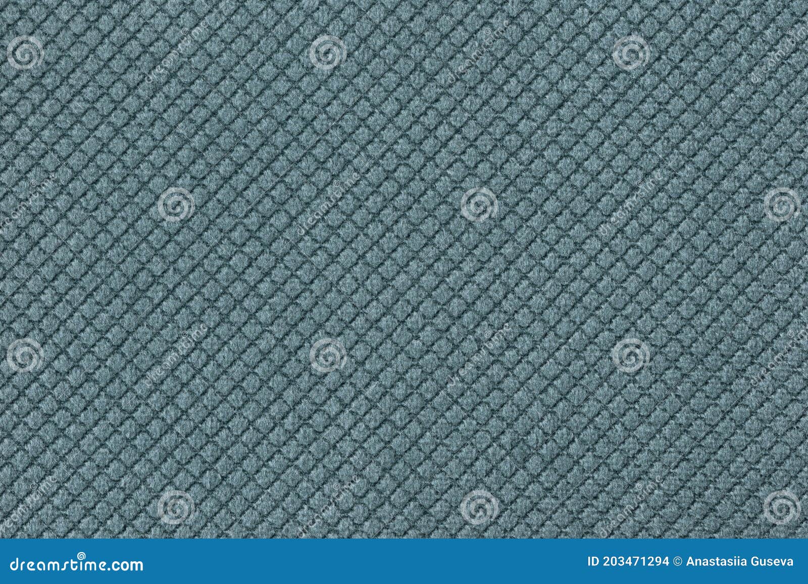 Texture of Light Blue Fluffy Fabric Background with Rhomboid Pattern ...