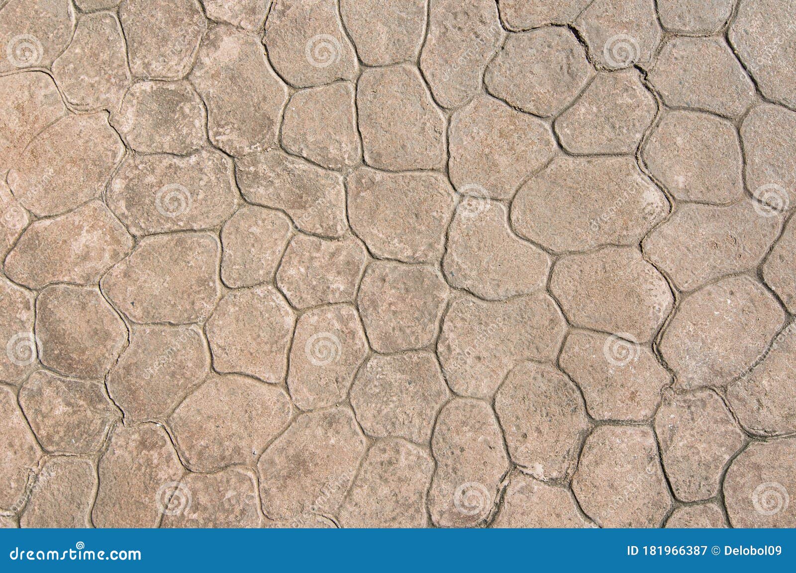The Texture of the Light Brown Stone Pavement. Stock Image - Image of ...