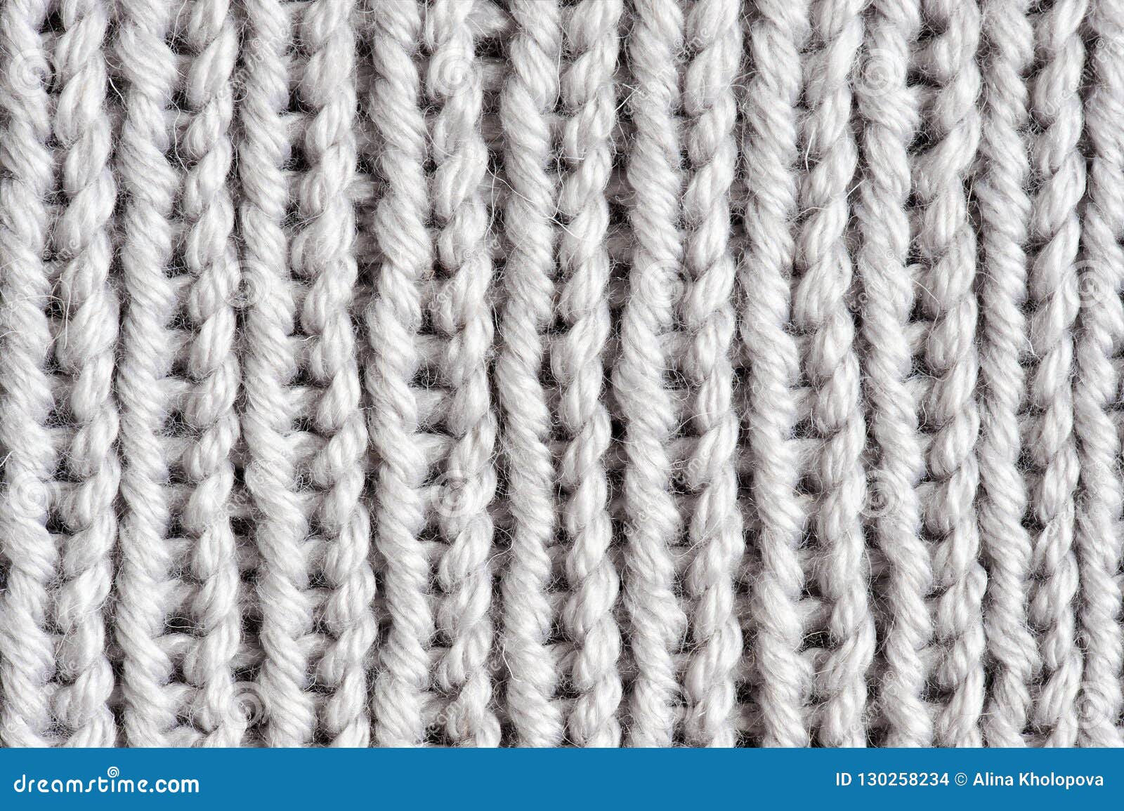Texture of Light Grey Knitted Fabric Stock Photo - Image of classical ...