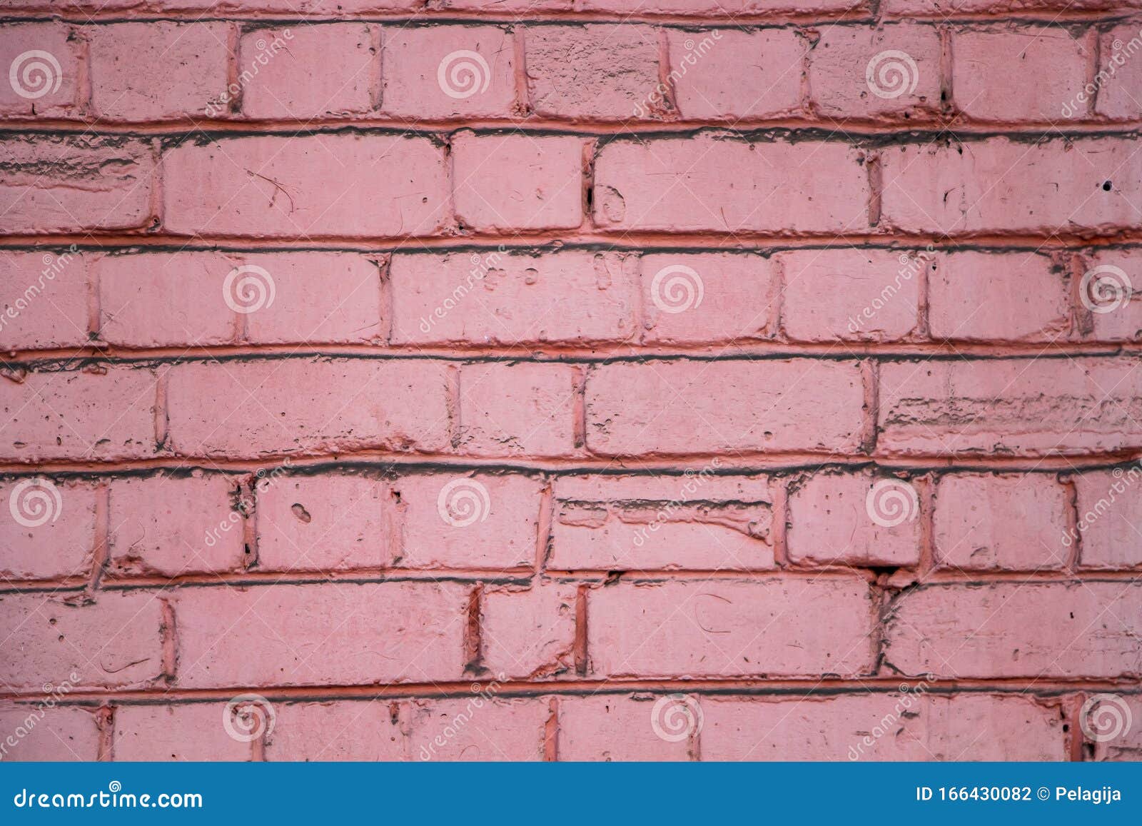 Texture of Light Pink Brick Stock Photo - Image of closeup, abstract ...