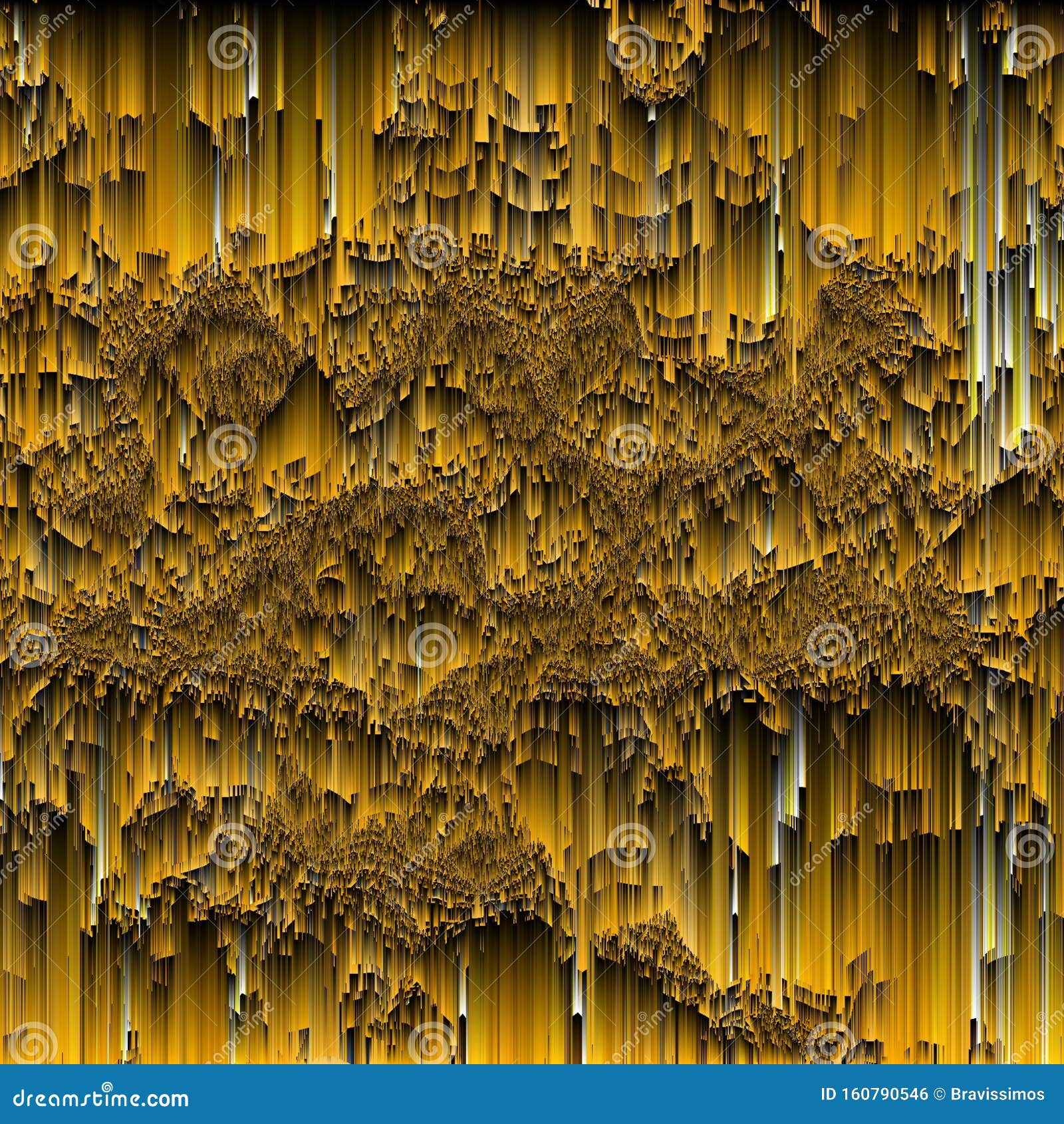 Texture Line Distorted Pixel Sorting. Lines Display Stock Illustration ...