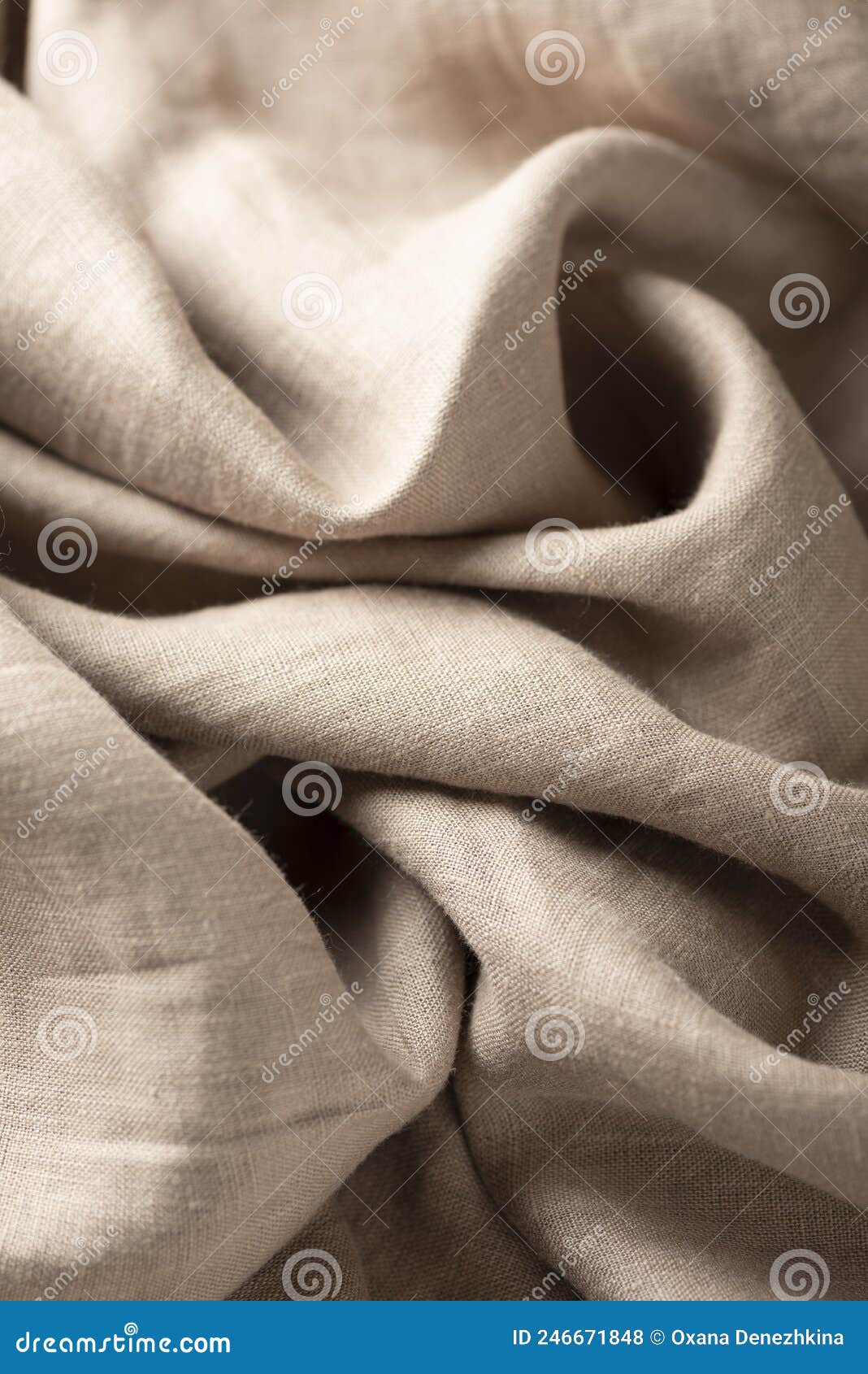 Texture with Linen Fabric in Beige Color Stock Photo - Image of fabric ...