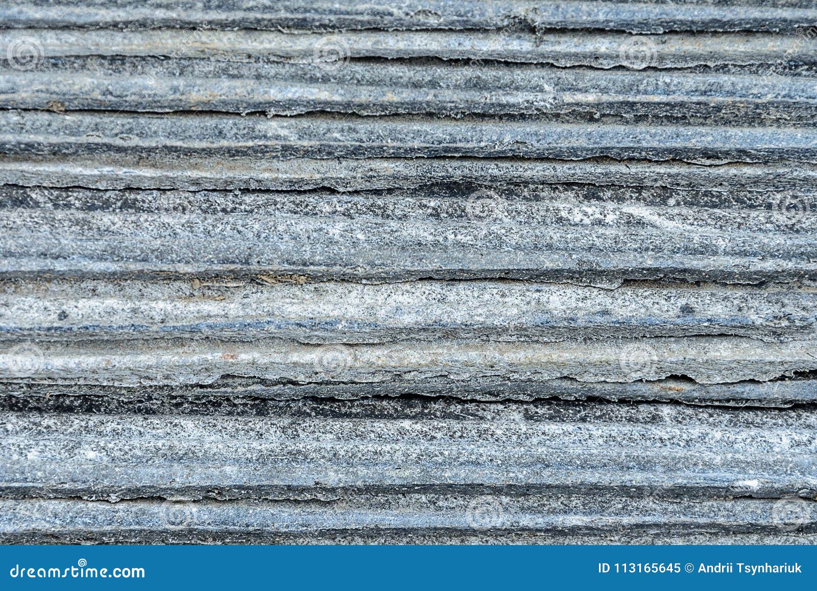 The Texture of the Lines of Packed Cement Slate for the Roof Roof Stock ...