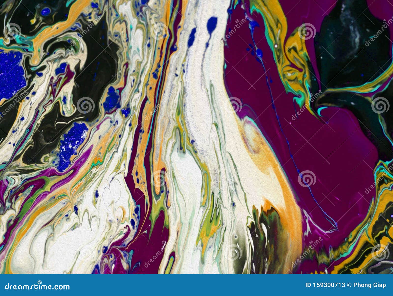 Abstract paint mixing. stock image. Image of aqua, graphics - 159300713