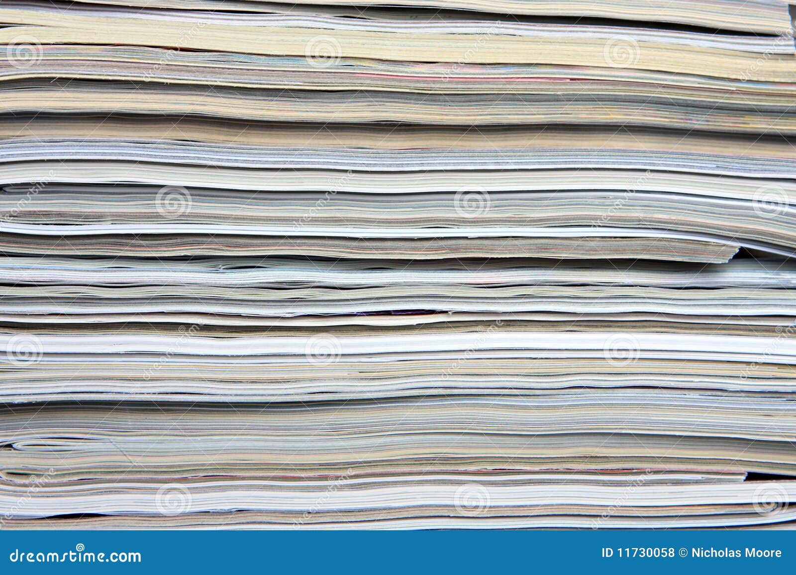Texture magazines stacked stock photo. Image of isolated - 11730058