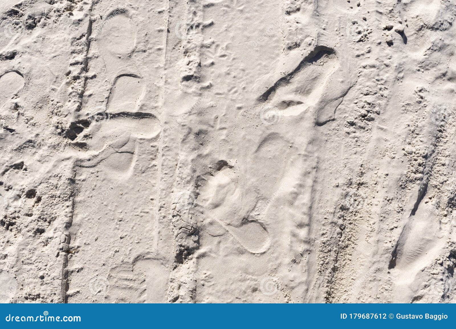 Texture of Marks on the Beach Sand Stock Photo - Image of flooring ...