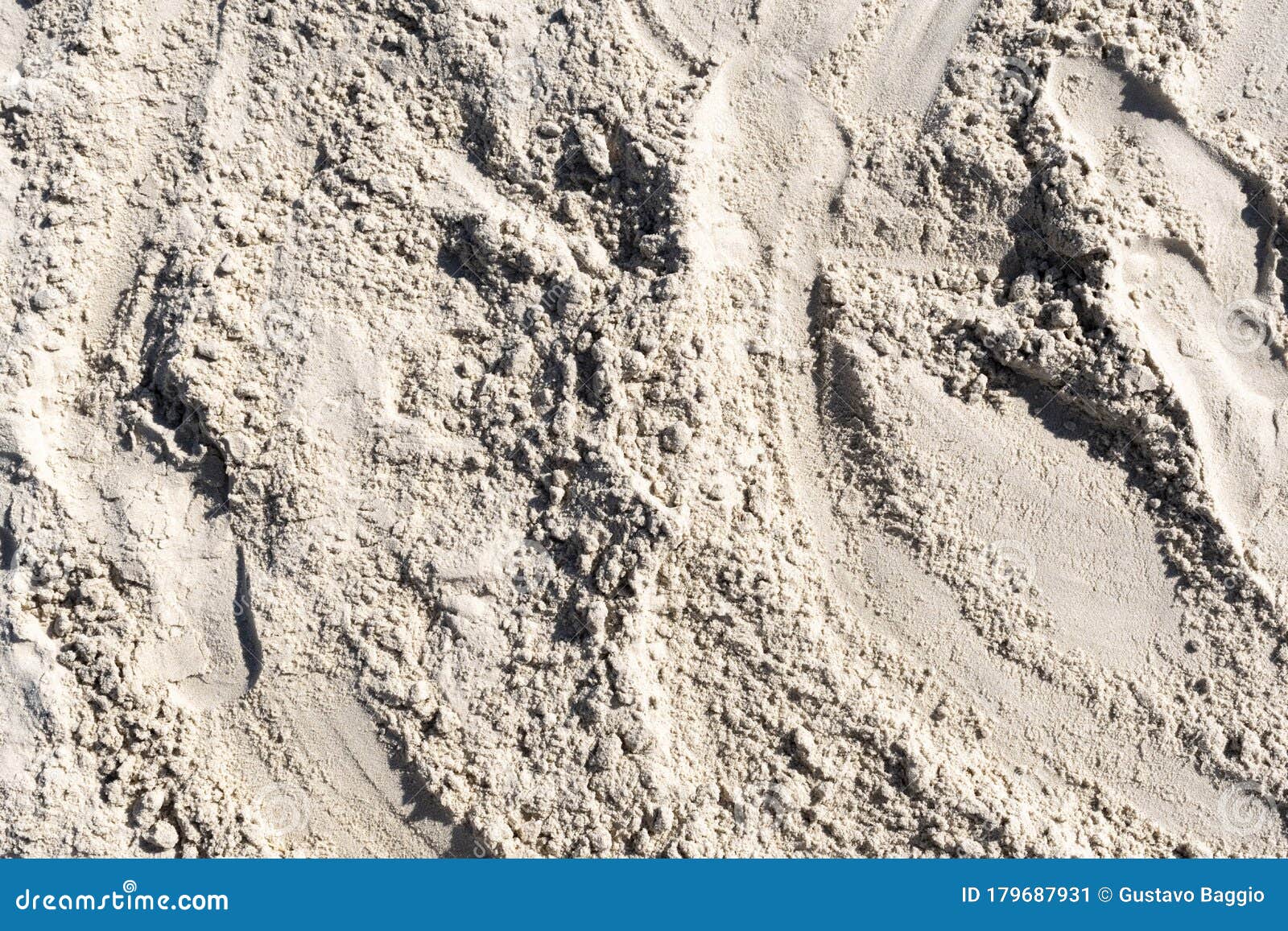 Texture of Marks on the Beach Sand Stock Image - Image of beach ...