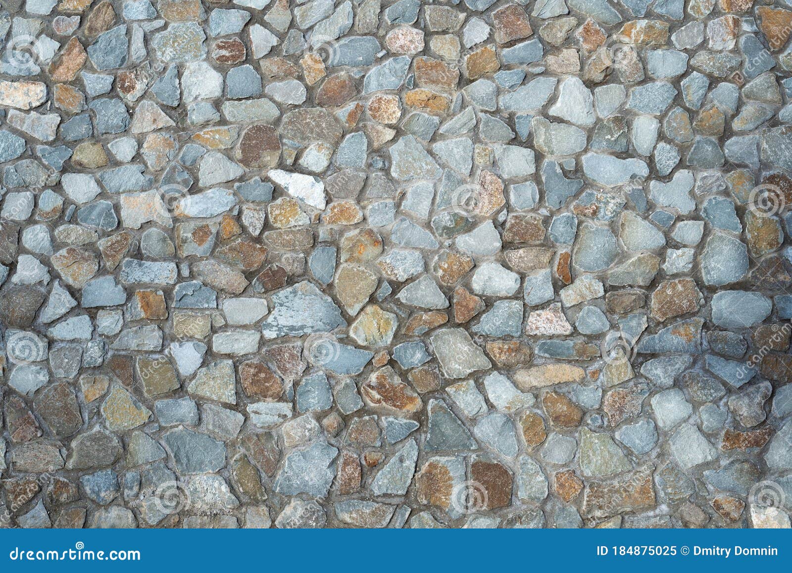 Texture of Masonry from Rubble Rock Stock Image - Image of surface ...