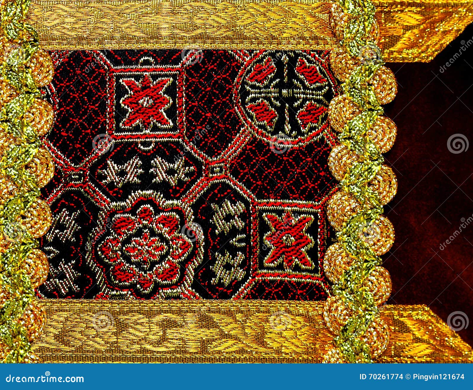 Texture of Material with Embroidery Stock Photo - Image of textile ...