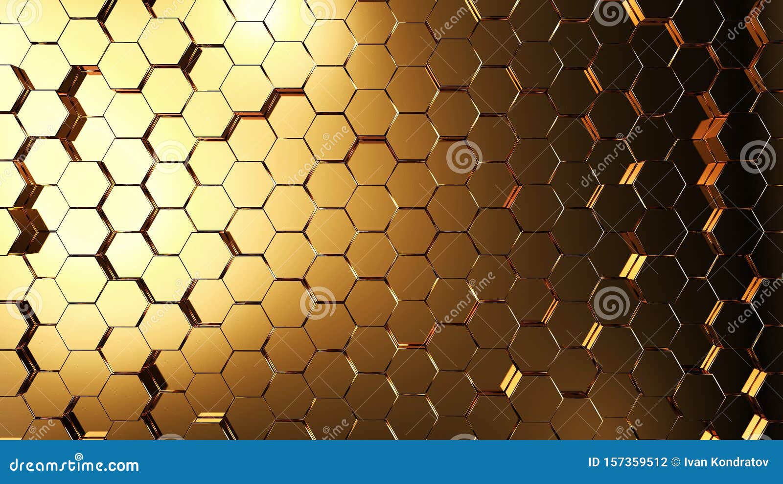 Gold Hexagons Texture stock illustration. Illustration of graphic ...