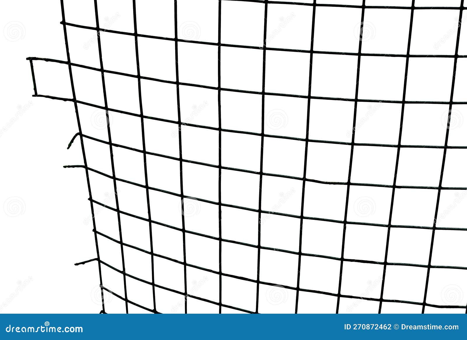 The Texture of the Metal Mesh on a White Background. Torn Steel, Metal ...