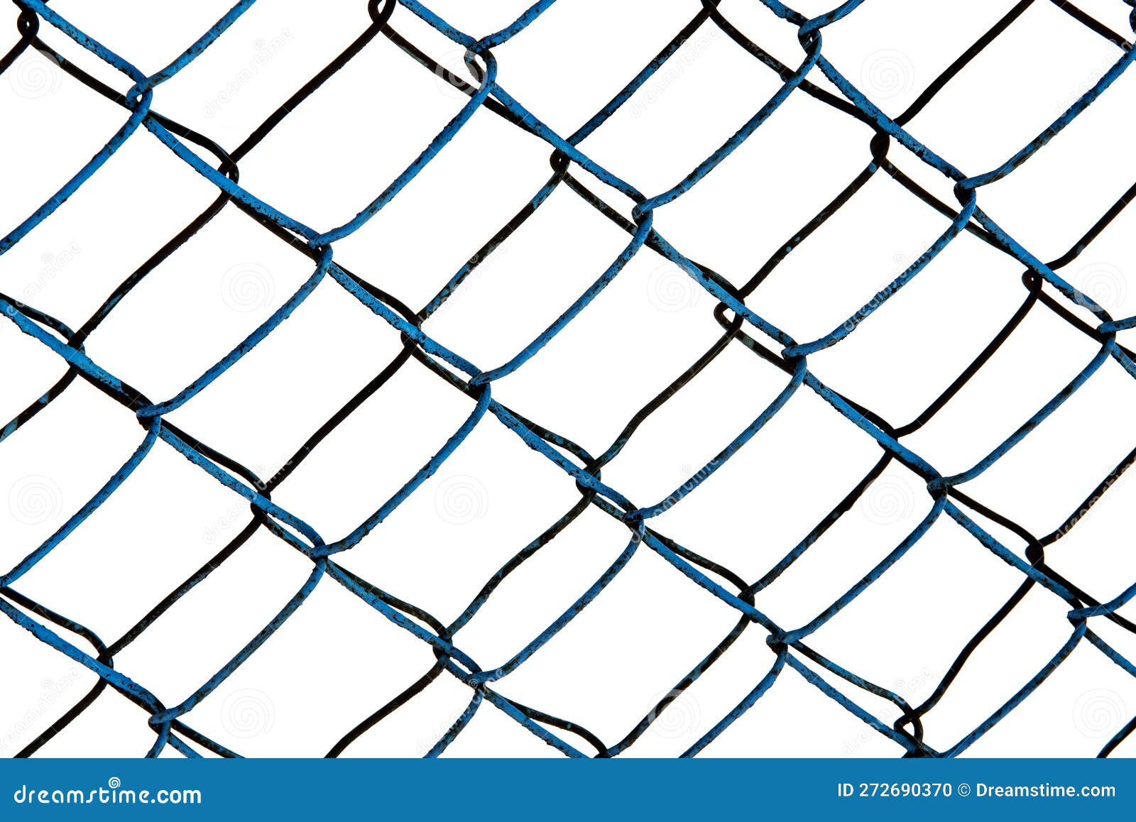 The Texture of the Metal Mesh on a White Background. Torn Steel, Metal ...