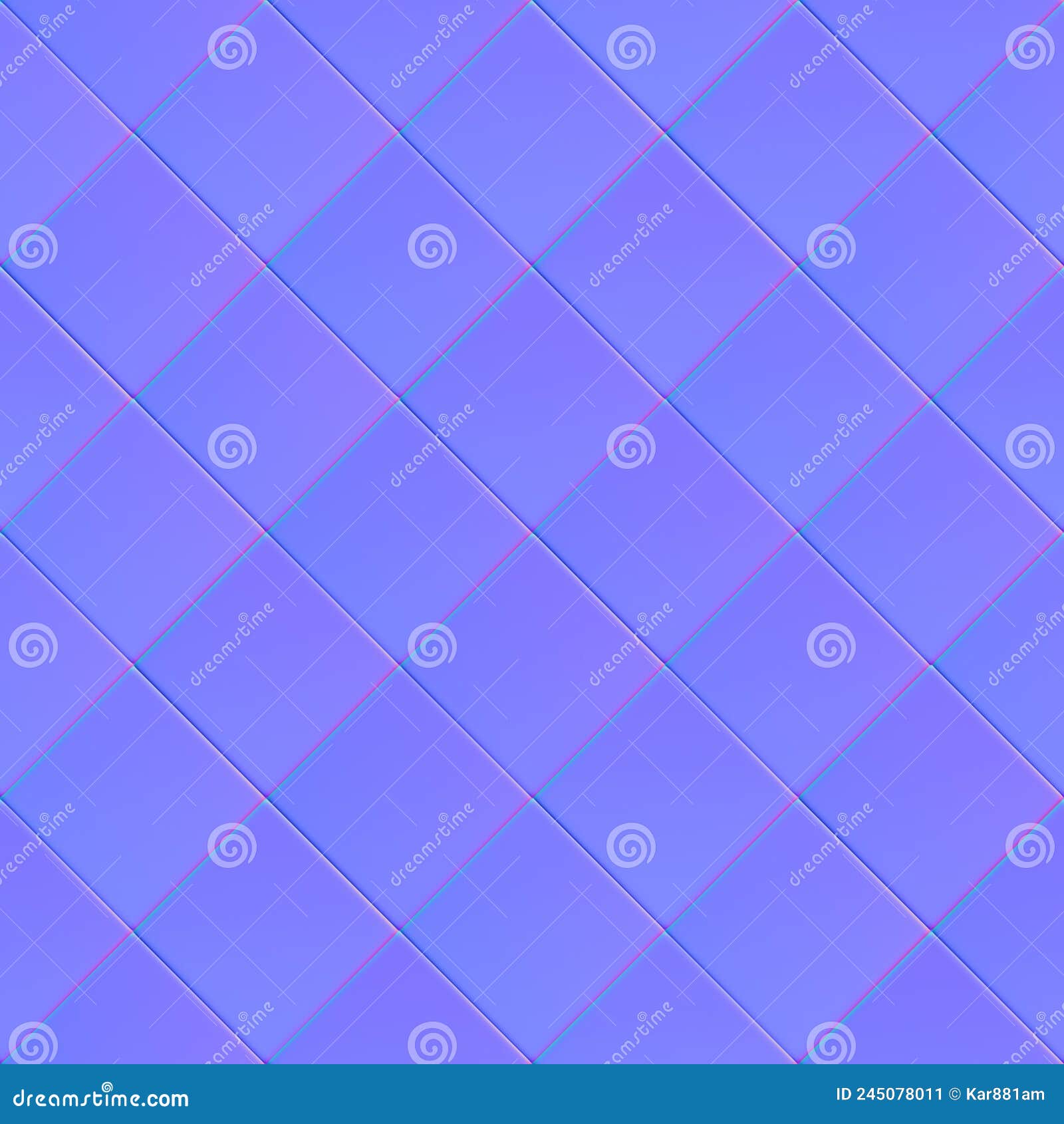 Normal Map Of Aluminum Diamondplate Industry Seamless Pattern. Bump ...
