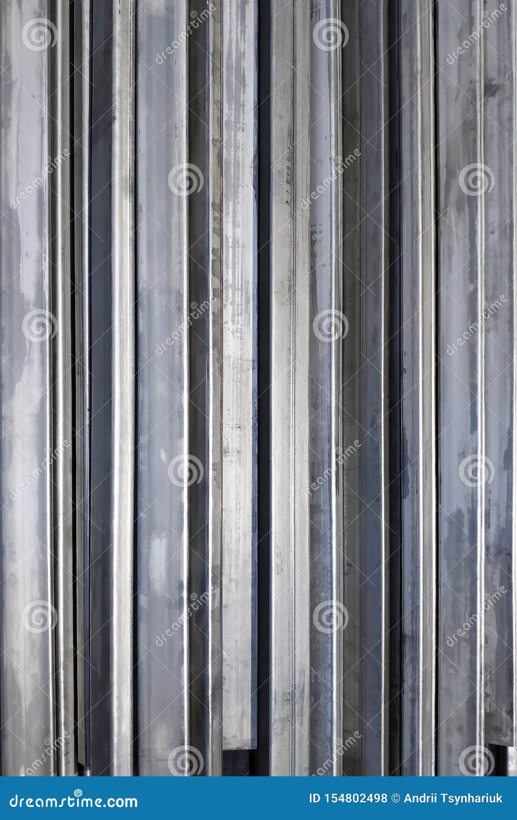 Texture of Metal Profile, Top View of a Large Plan Stock Photo - Image ...