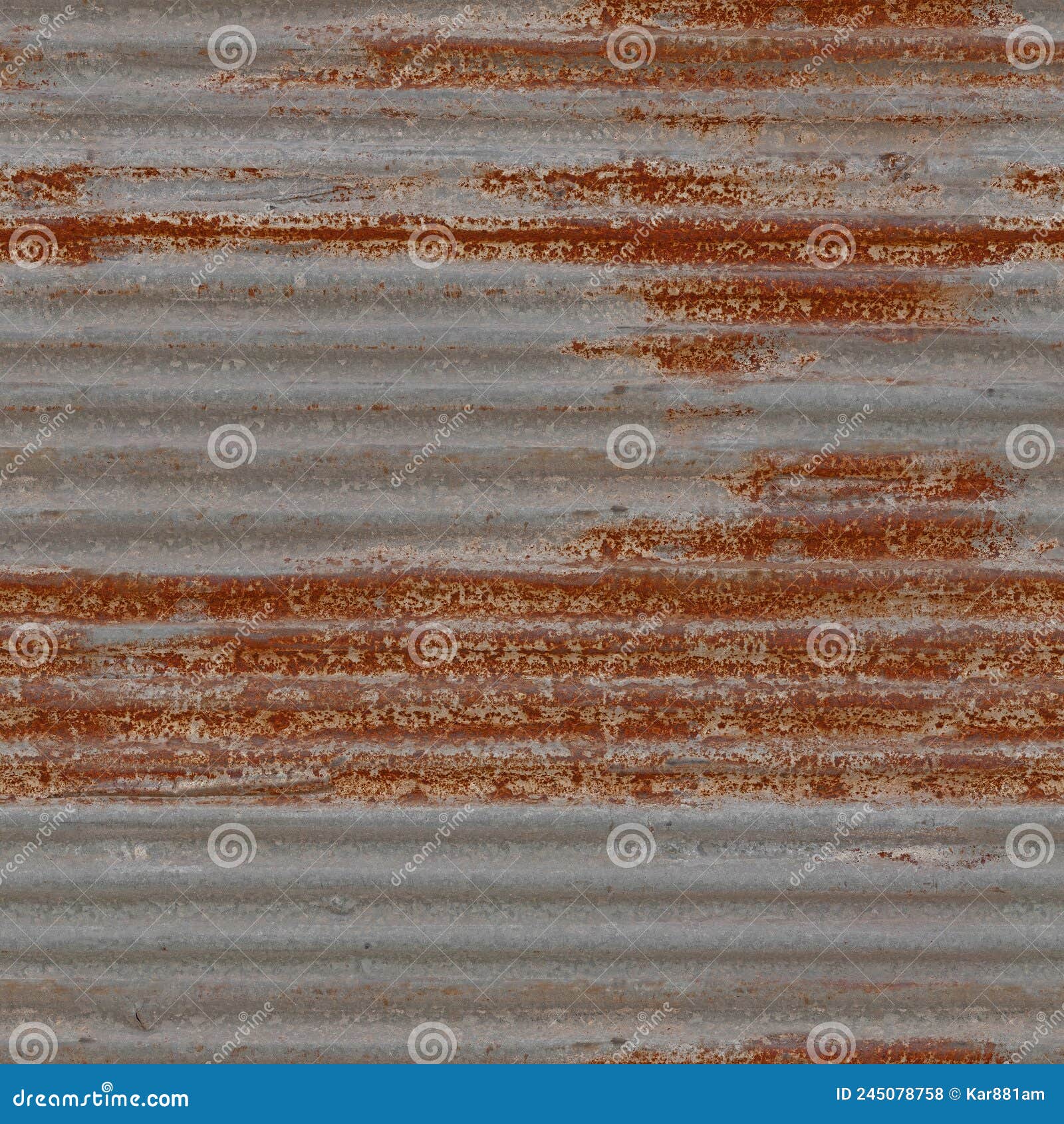 Texture Metal Siding Ribbed. Background Rust Texture Stock Photo ...