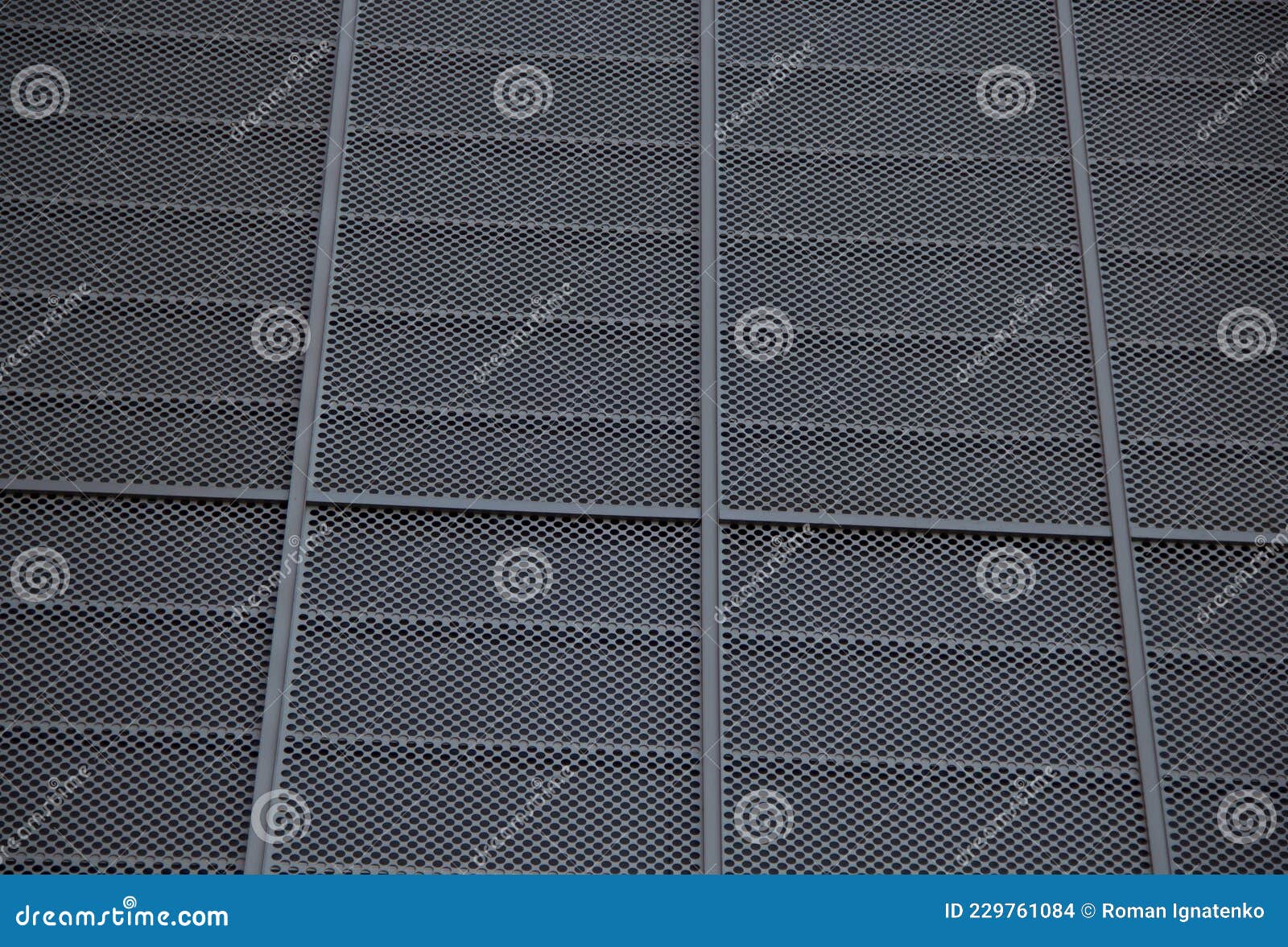 Texture of the Metal Structure of the Wall of a Modern Building Stock ...