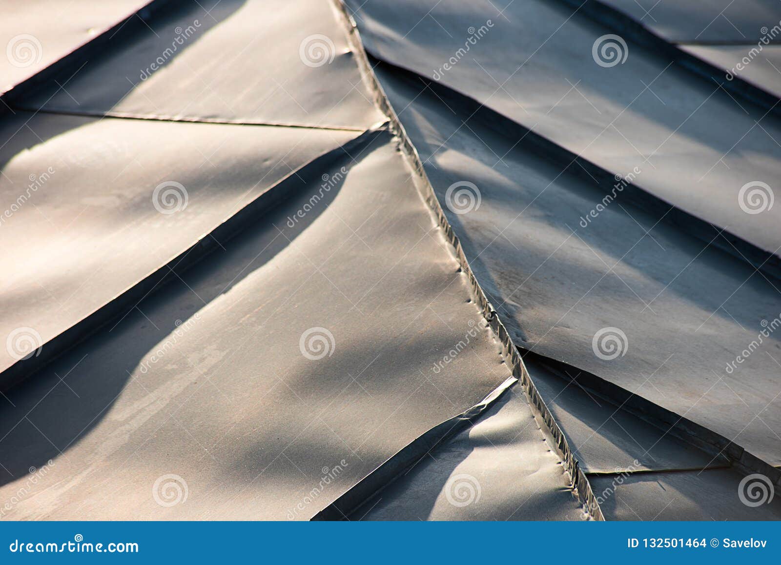 Texture of a Metal Triangular Roof Stock Photo - Image of abstract ...
