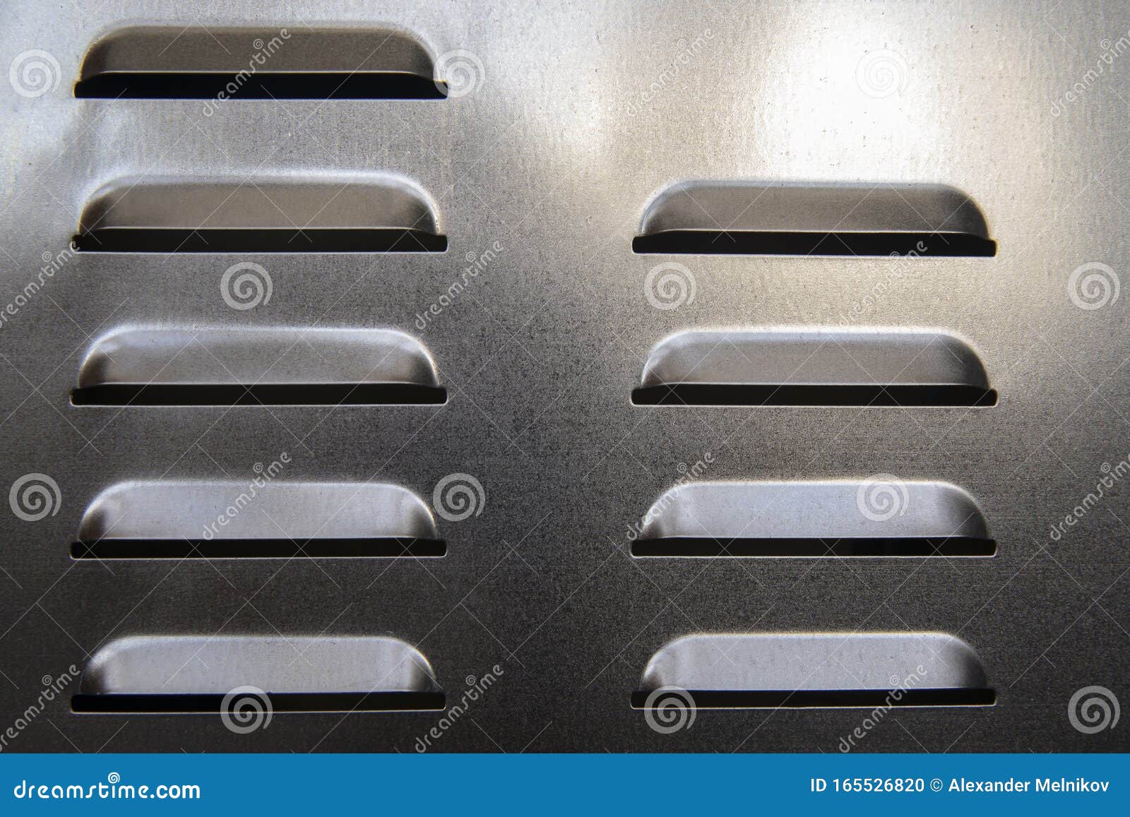The Texture of the Metal Ventilation Cover of the Gas Stove Stock Photo ...