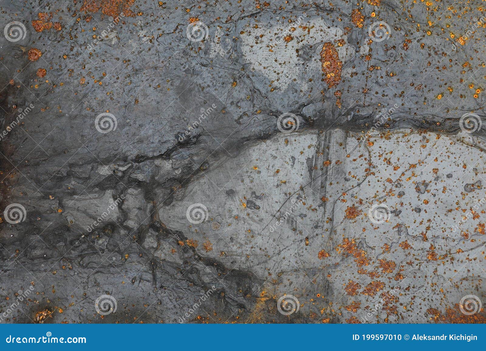 The Texture is Metallic. Industrial Background from an Old Rusty Metal ...